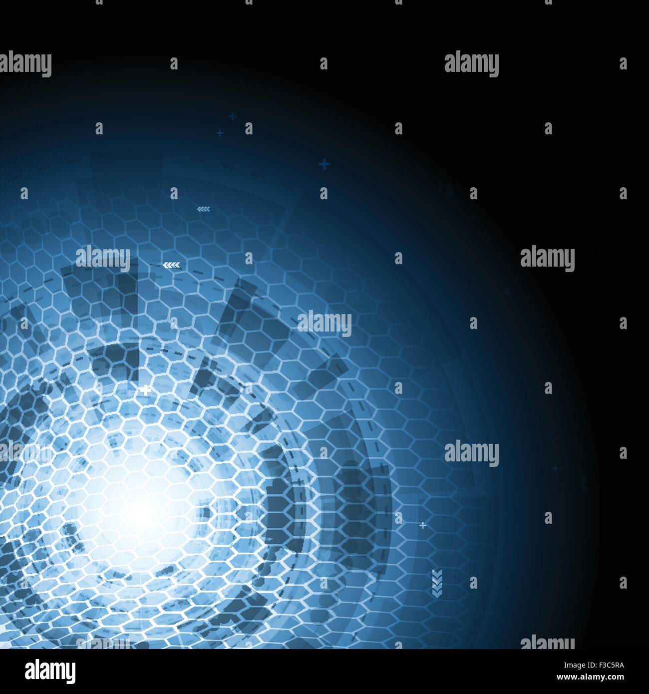 Dark blue technology background. Vector design Stock Vector Image & Art ...