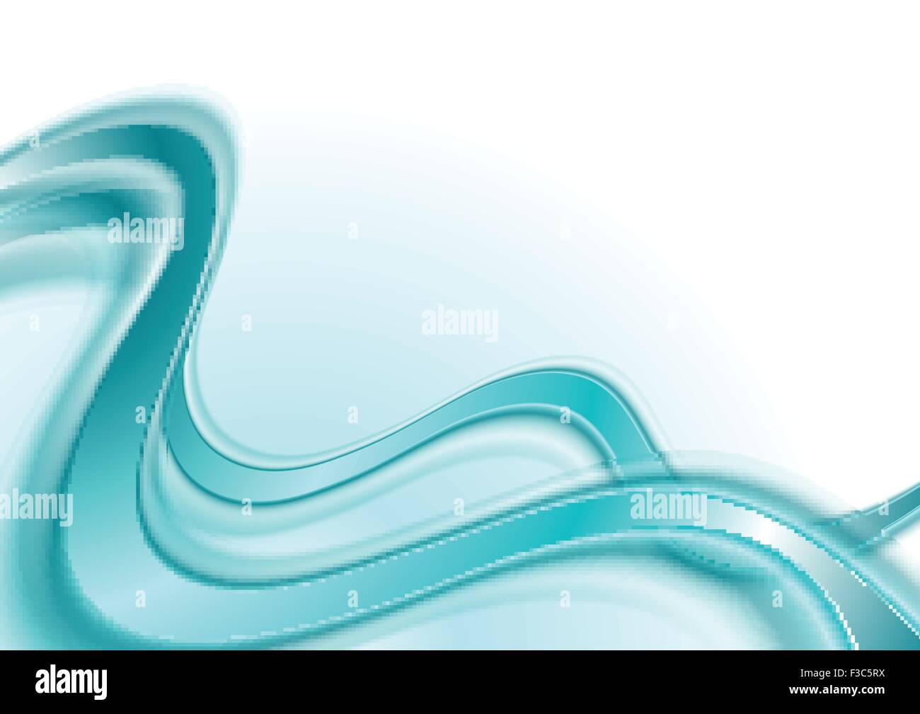 Bright blue waves abstract background. Vector design Stock Vector Image ...