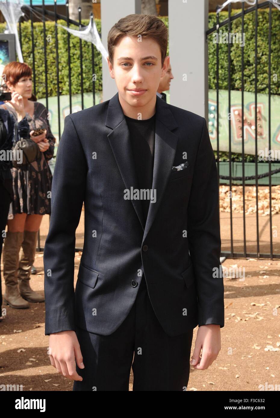 Los Angeles, CA, USA. 4th Oct, 2015. Ryan Lee at arrivals for ...