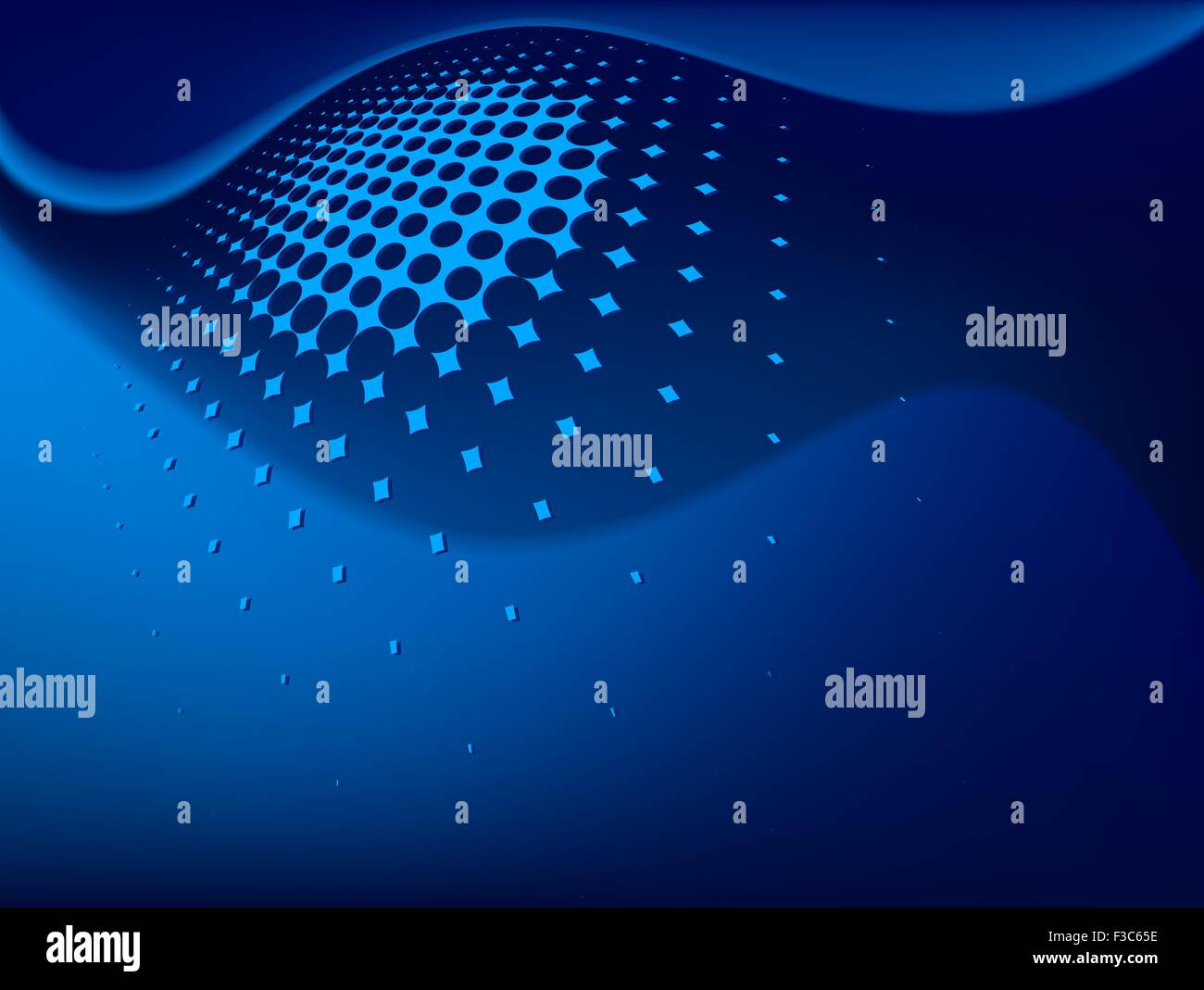 Background Composition, Web Template (Halftone) Vector Art Stock Vector ...