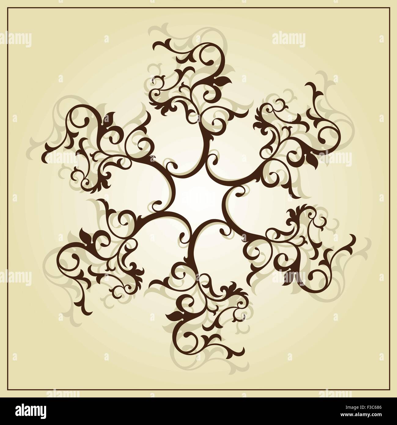 Flourish Ornamental Design Vector Art Stock Vector Image & Art - Alamy