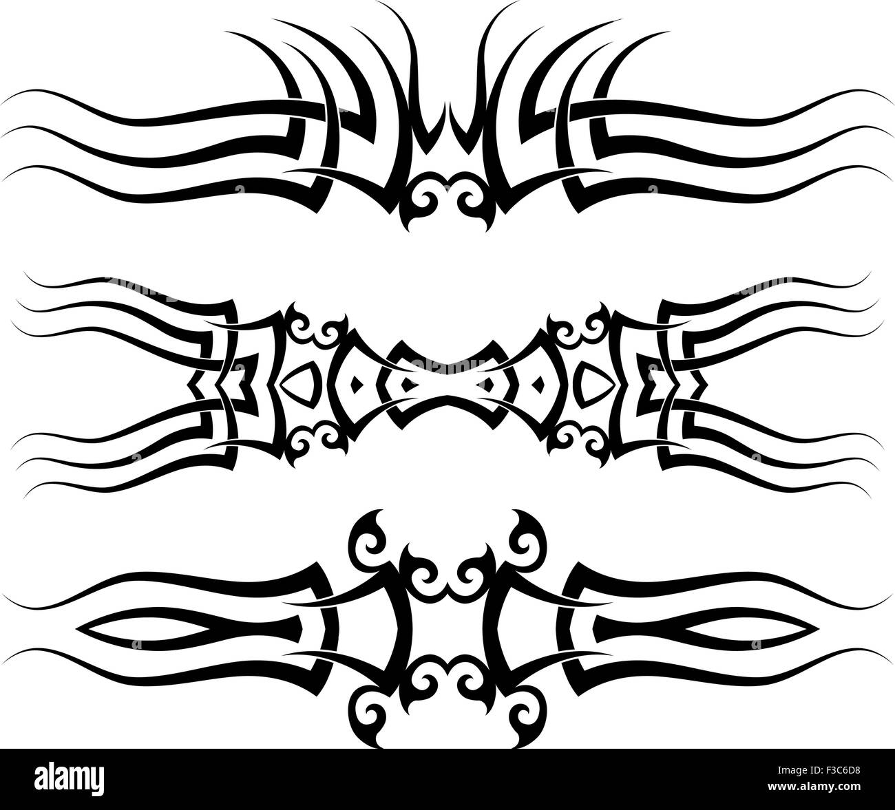 Tattoo Arm Band Set Vector Art Stock Vector Image & Art - Alamy