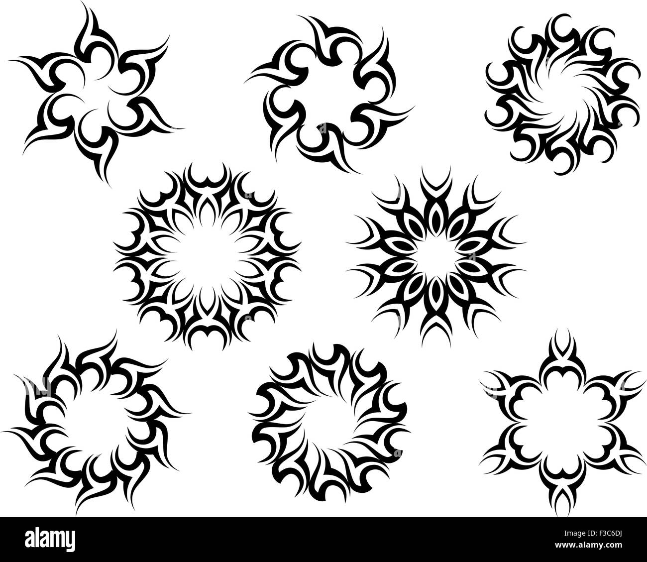 Flaming Sun Tattoo