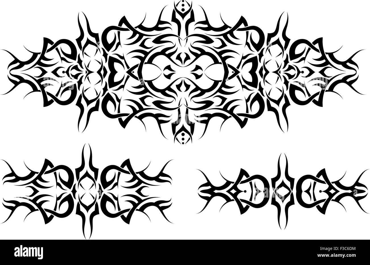 Arm band tattoo Black and White Stock Photos & Images - Alamy