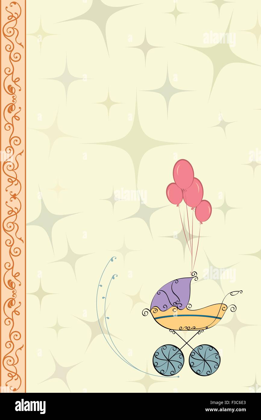 Baby Shower Card Design Vector Art Stock Vector Image & Art - Alamy