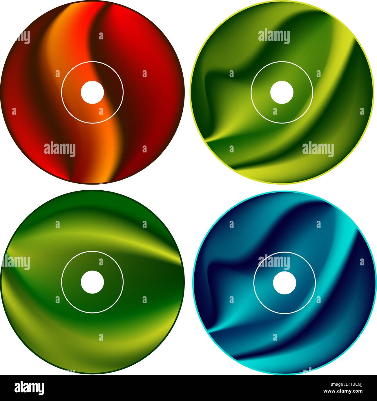 Cd - Dvd Label Design Template Vector Art Stock Vector Image & Art - Alamy