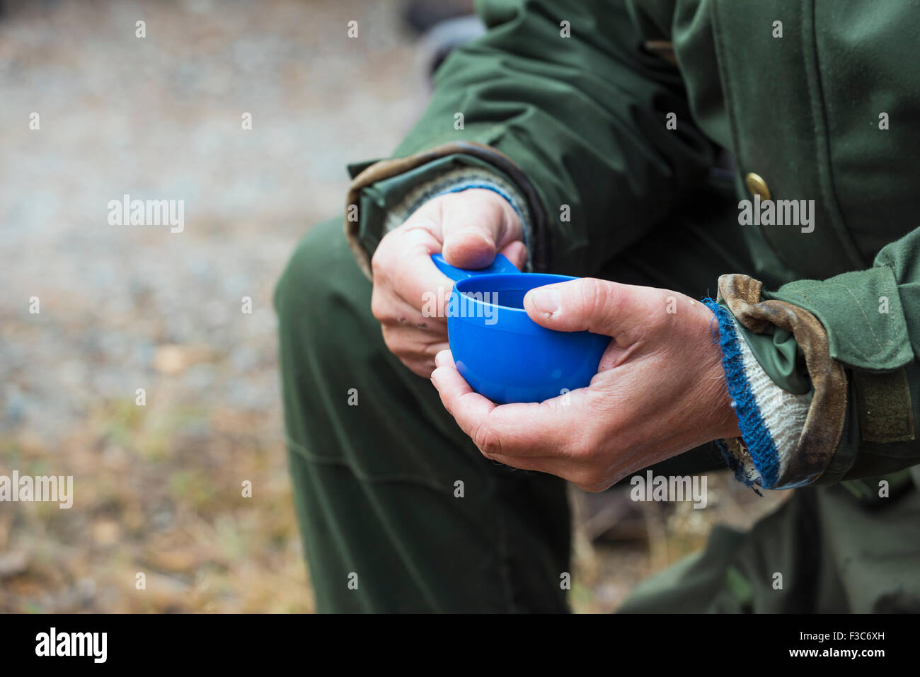 Outdoor coffee break Stock Photo - Alamy