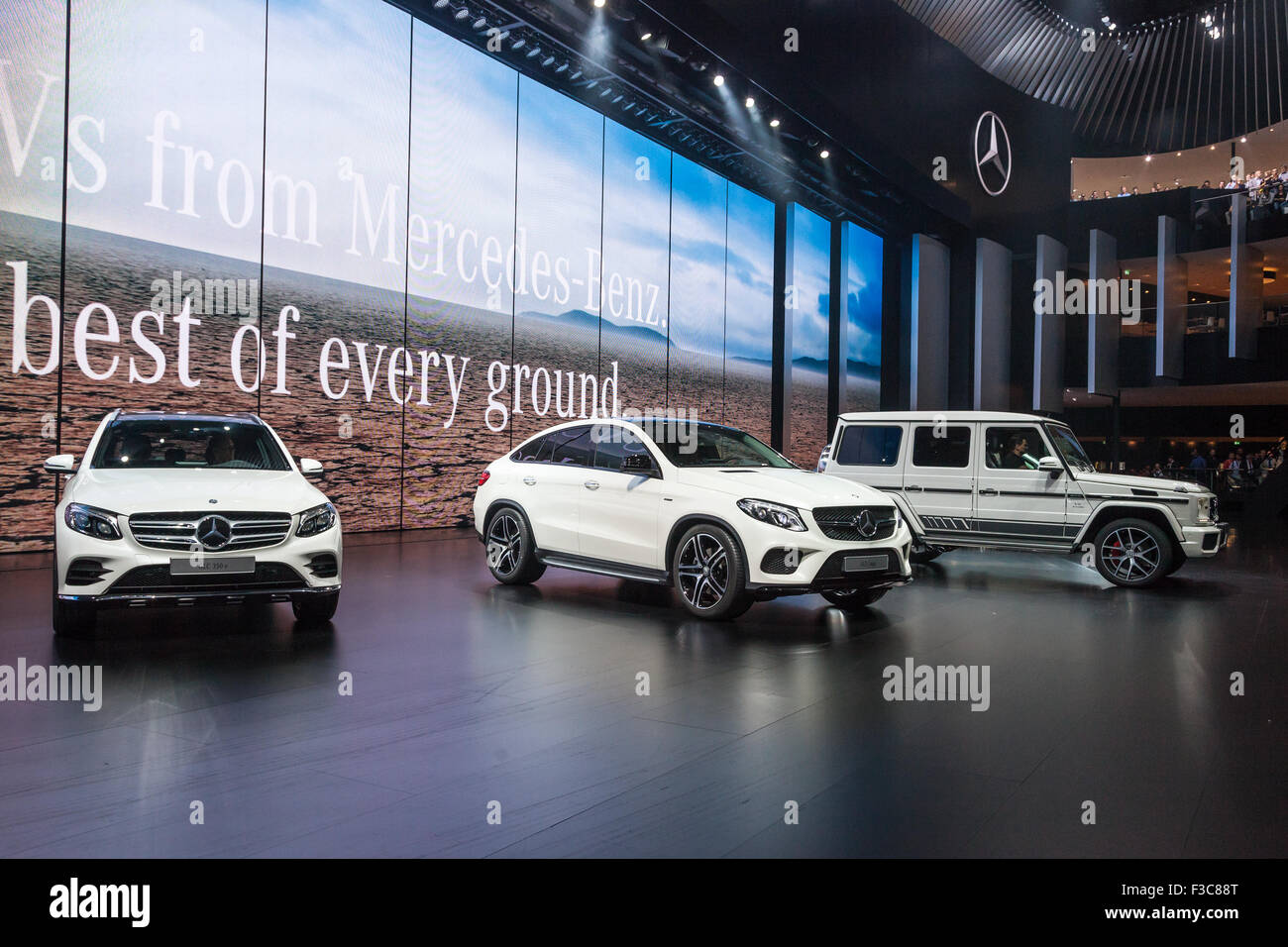 New Mercedes Benz Cars at the IAA International Motor Show 2015 Stock ...
