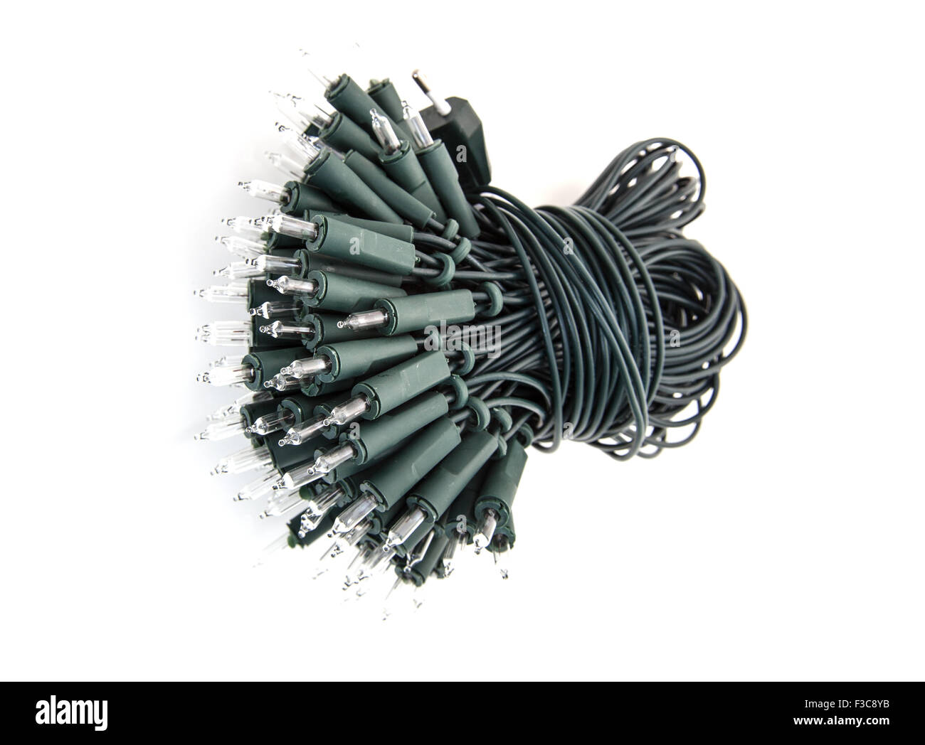 Standard holiday lights. All on white background Stock Photo - Alamy