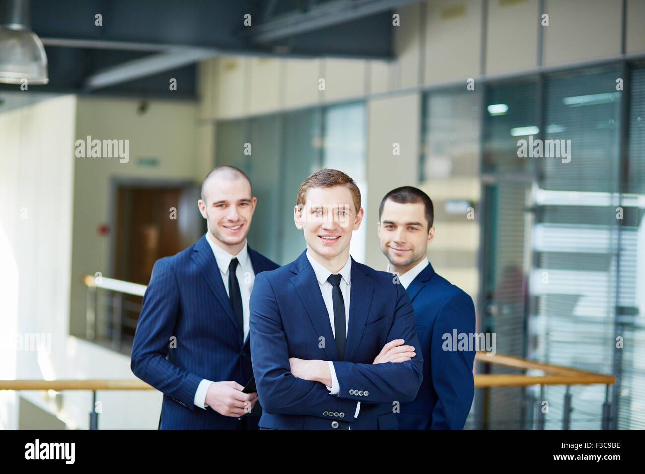 Portrait of three elegant men hi-res stock photography and images - Alamy