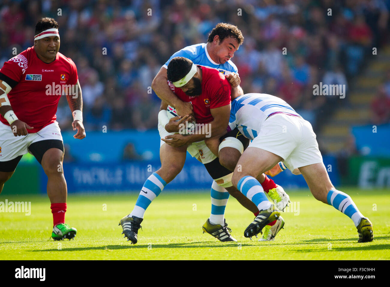 Leicester, UK. 4th October, 2015. Rugby World Cup. Argentina versus ...