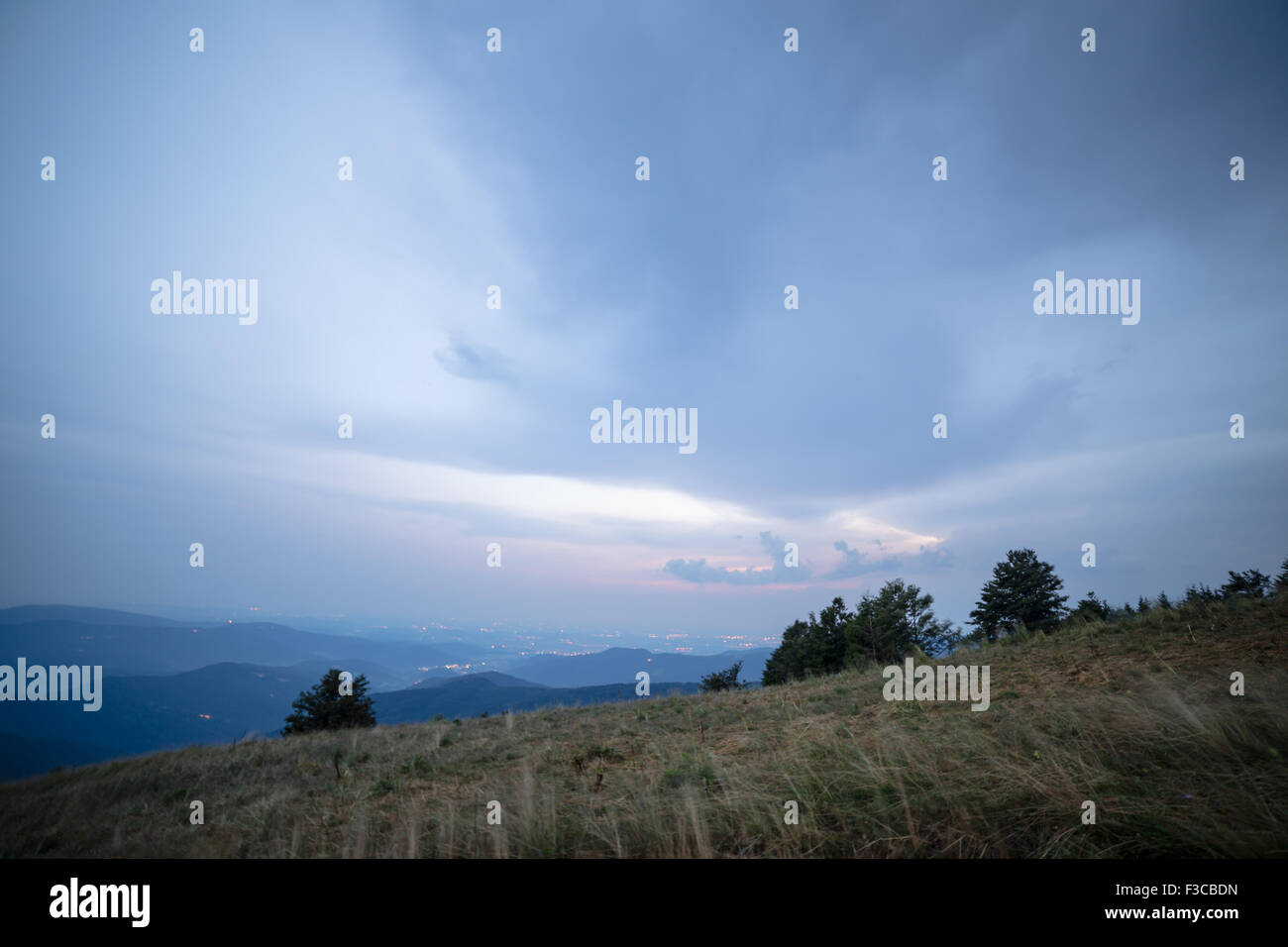 storm in the valley in the italian alps Stock Photo - Alamy