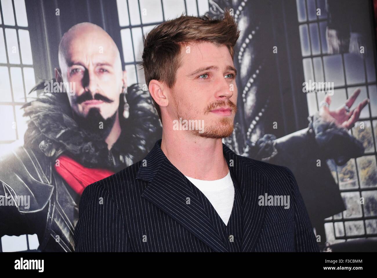 New York, NY, USA. 4th Oct, 2015. Garrett Hedlund at arrivals for PAN ...