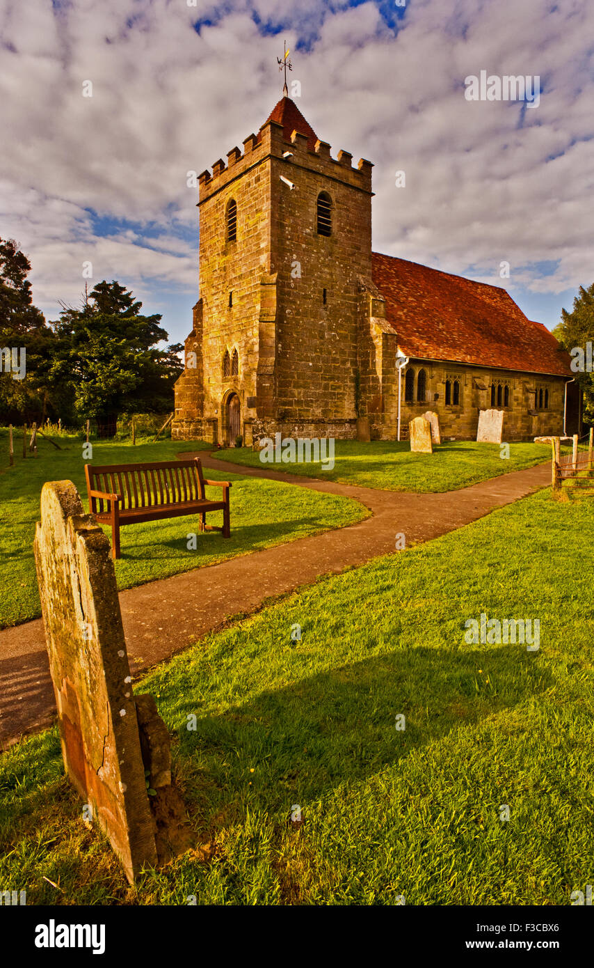 St Thomas a Becket Capel Church, Tudeley, Kent Stock Photo - Alamy