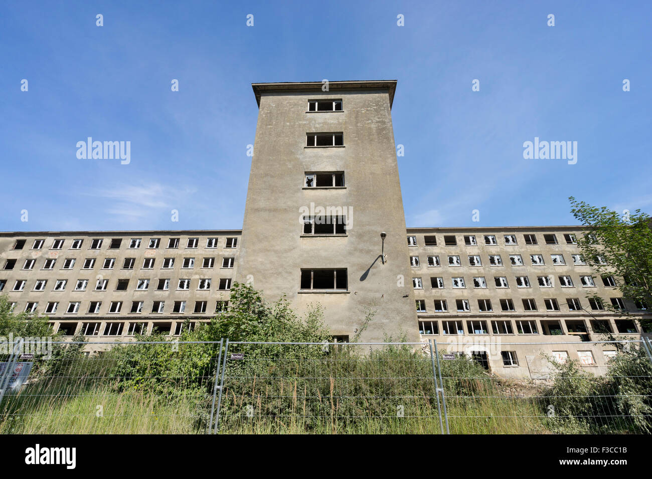 Nazi era buildings at former resort Prora on Rugen Island in ...
