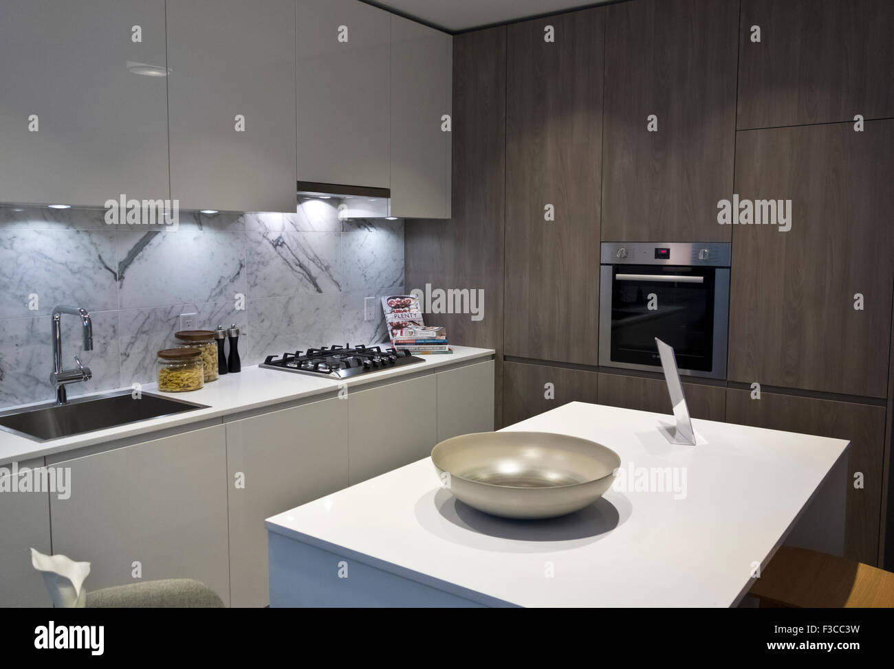 Sample kitchen in one of the display apartment units for the Amazing ...