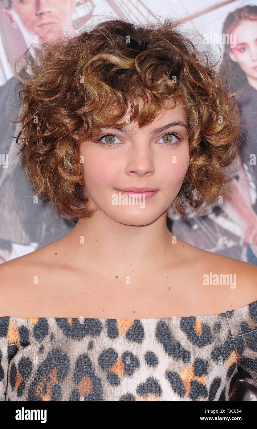 New York, NY, USA. 4th Oct, 2015. Camren Bicondova at arrivals for PAN ...
