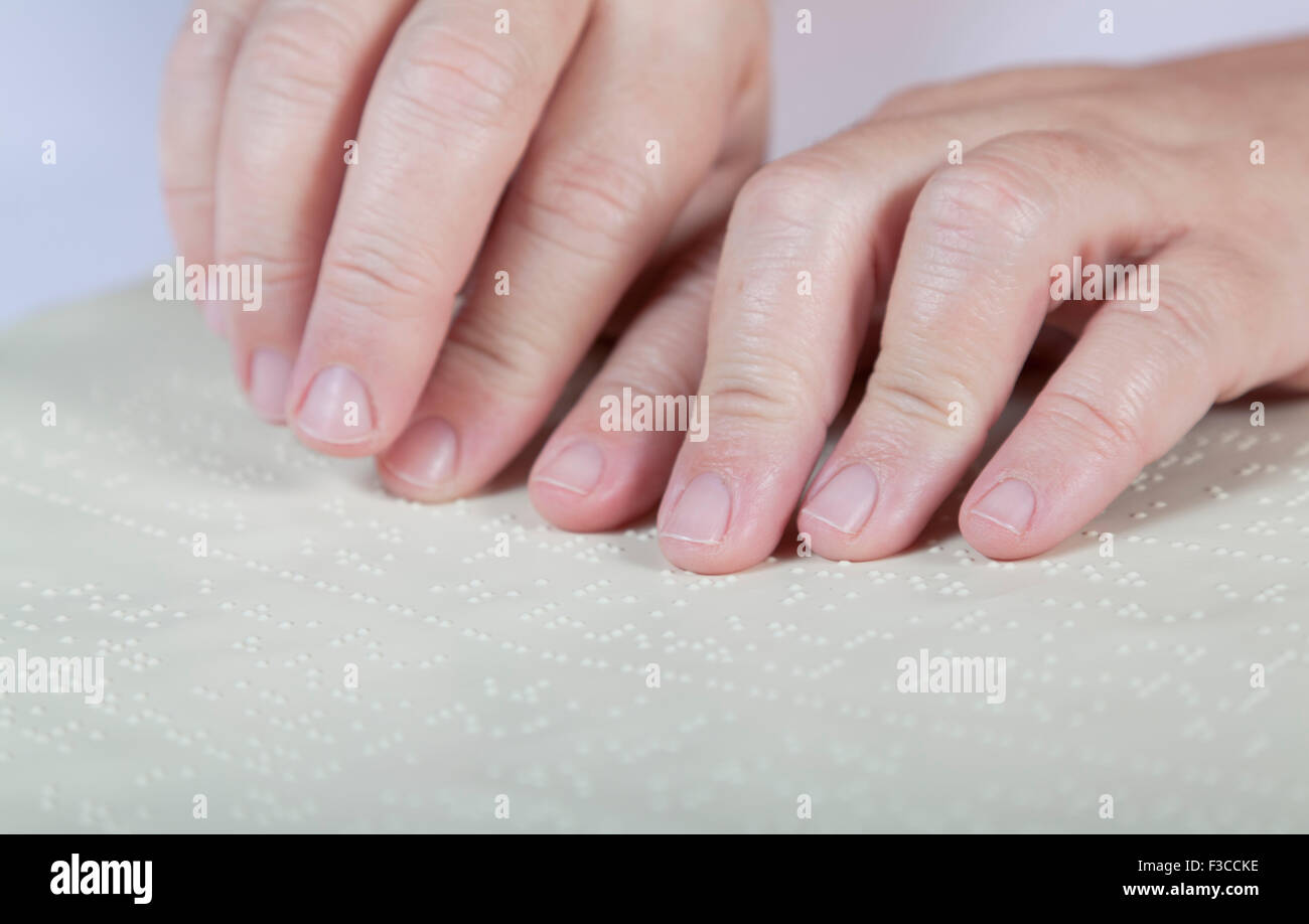 Written language for blind people hi-res stock photography and images ...