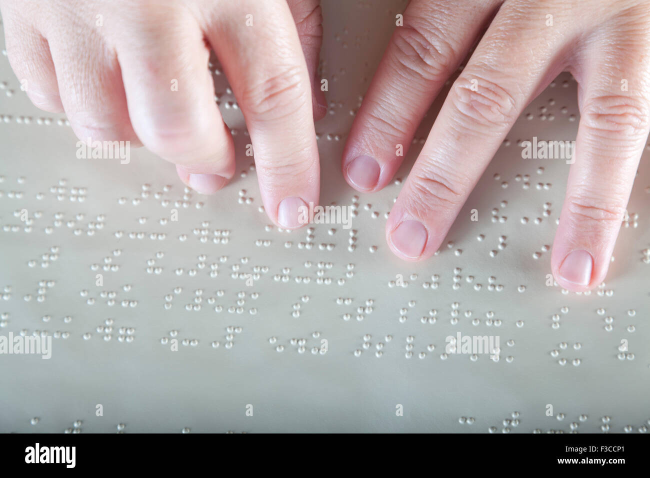 Written language for blind people hi-res stock photography and images ...