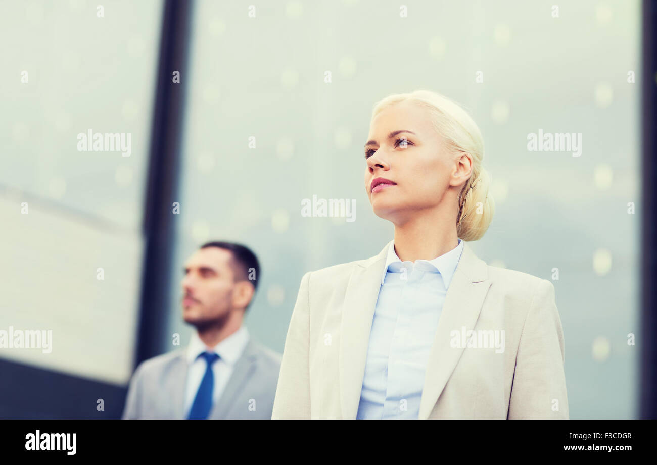 close up of serious businessmen Stock Photo - Alamy