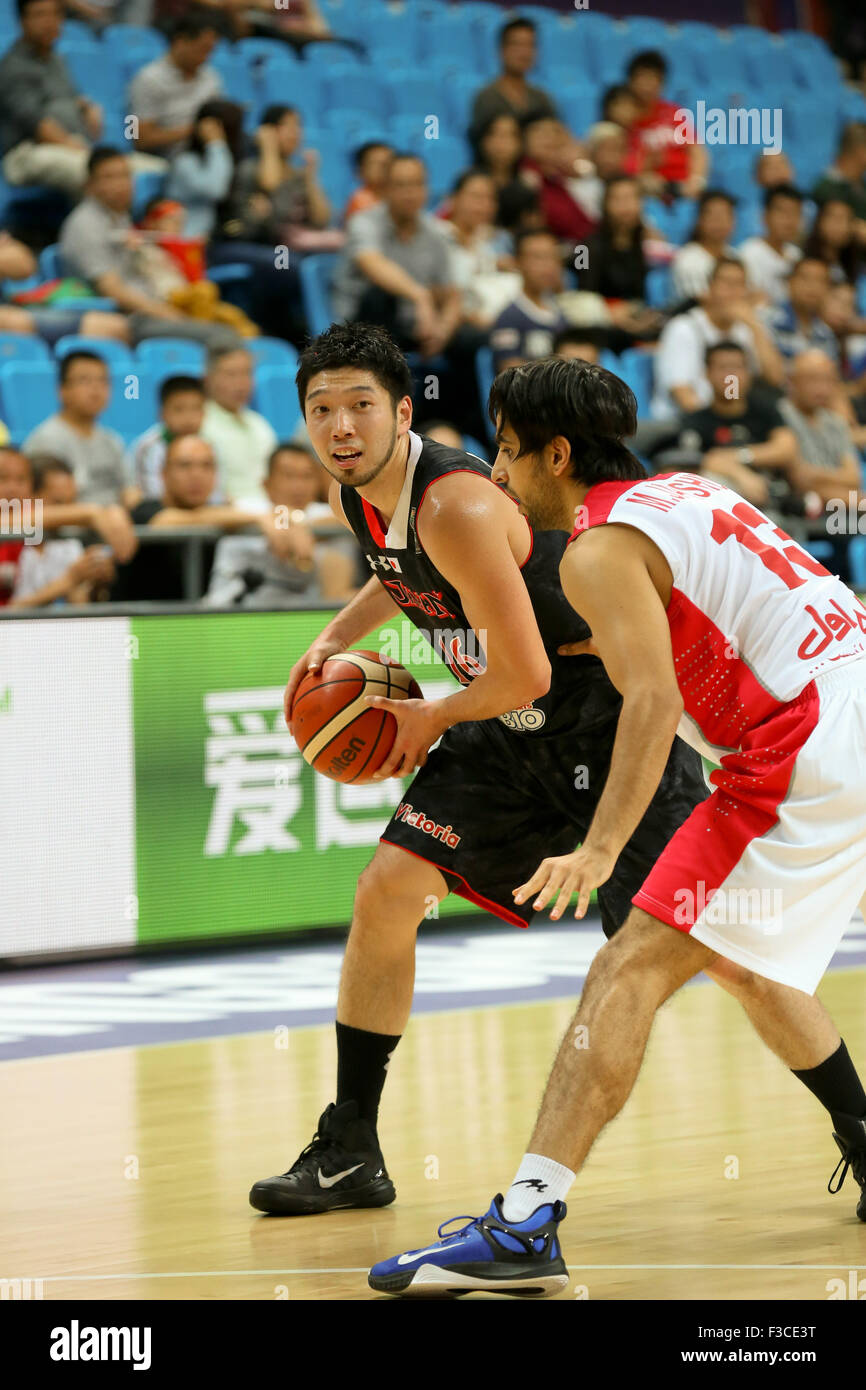 Changsha, China. 3rd Oct, 2015. Keijuro Matsui (JPN), Mohammad Jamshidi ...