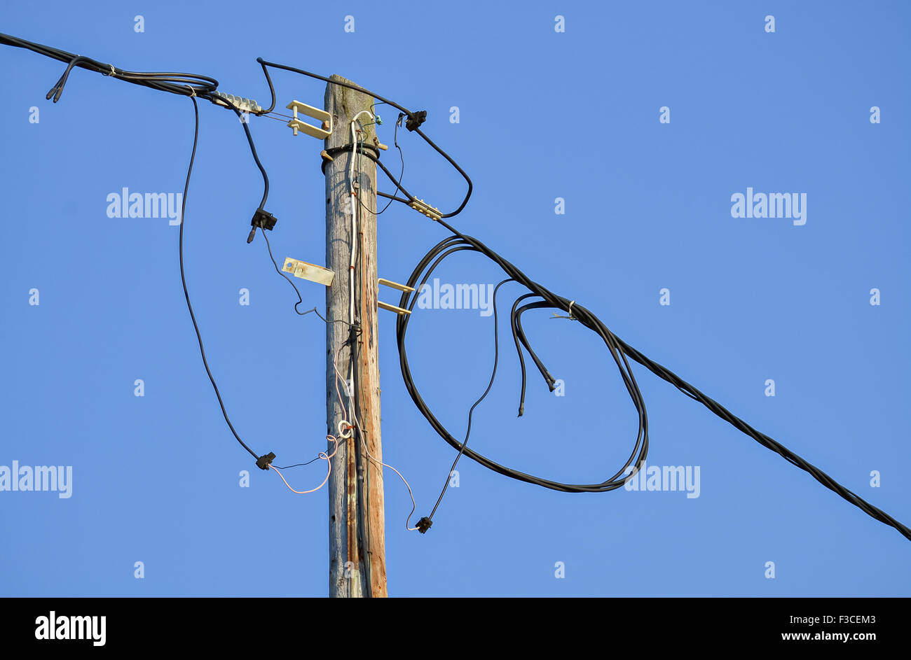 Electric pole damage hi-res stock photography and images - Alamy