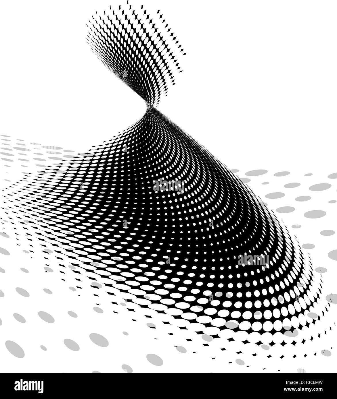 Background Composition, Web Template (Halftone) Vector Art Stock Vector ...