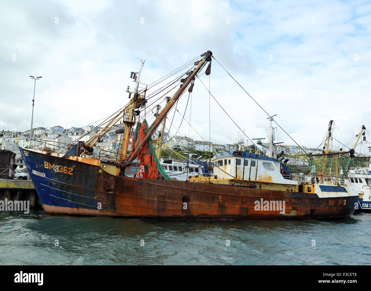The Trawler 'Van Dyke', BM 362, operating from Brixham, Devon, England ...
