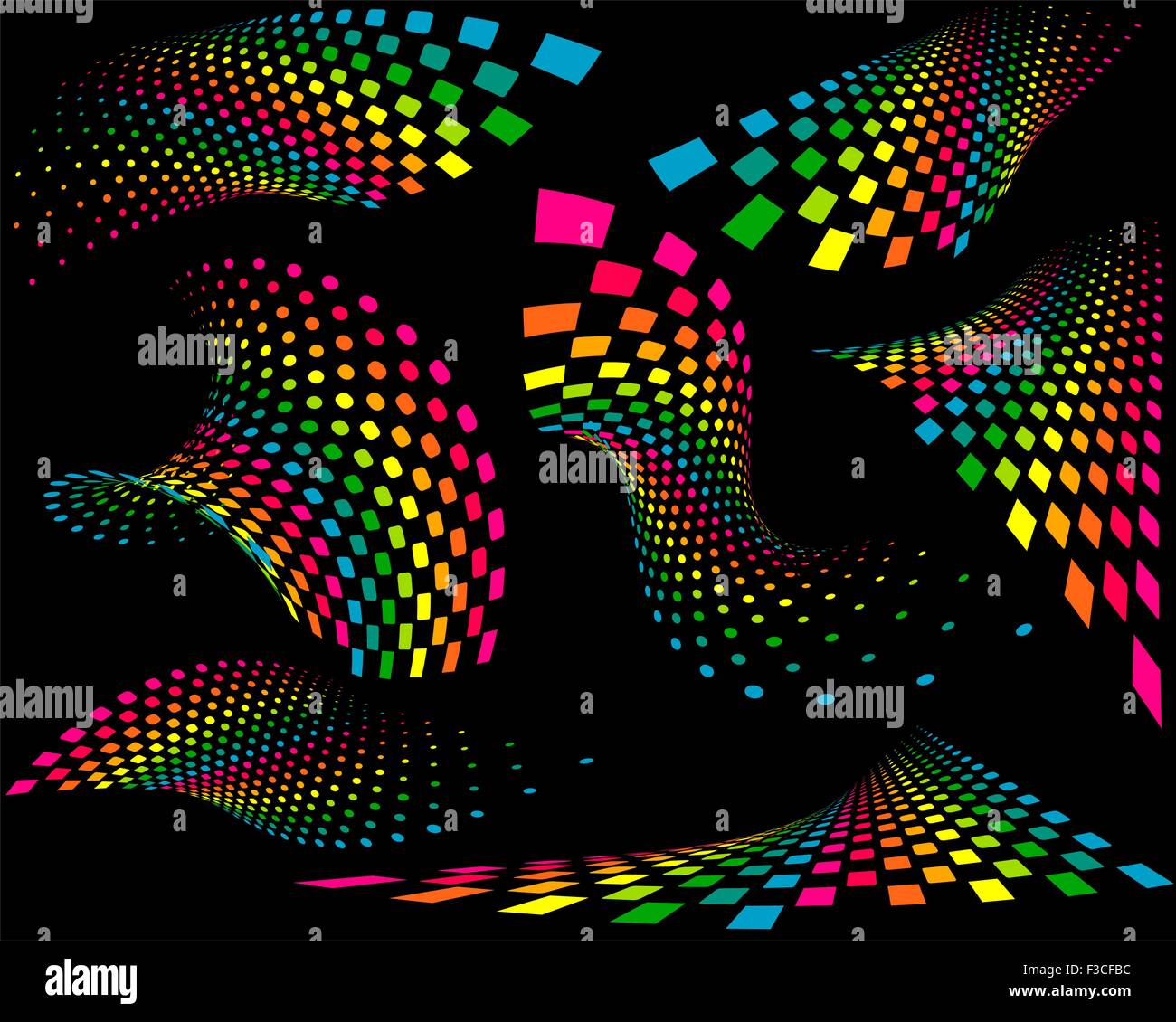 Background Composition, Web Template (Halftone) Vector Art Stock Vector ...
