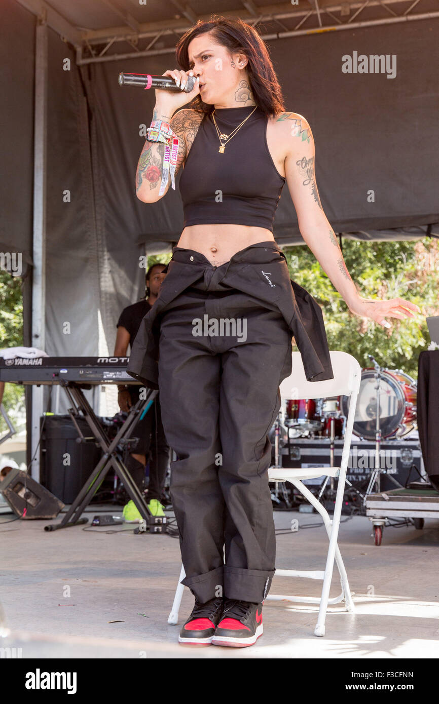 Austin, Texas, USA. 4th Oct, 2015. Singer KEHLANI PARRISH performs live ...