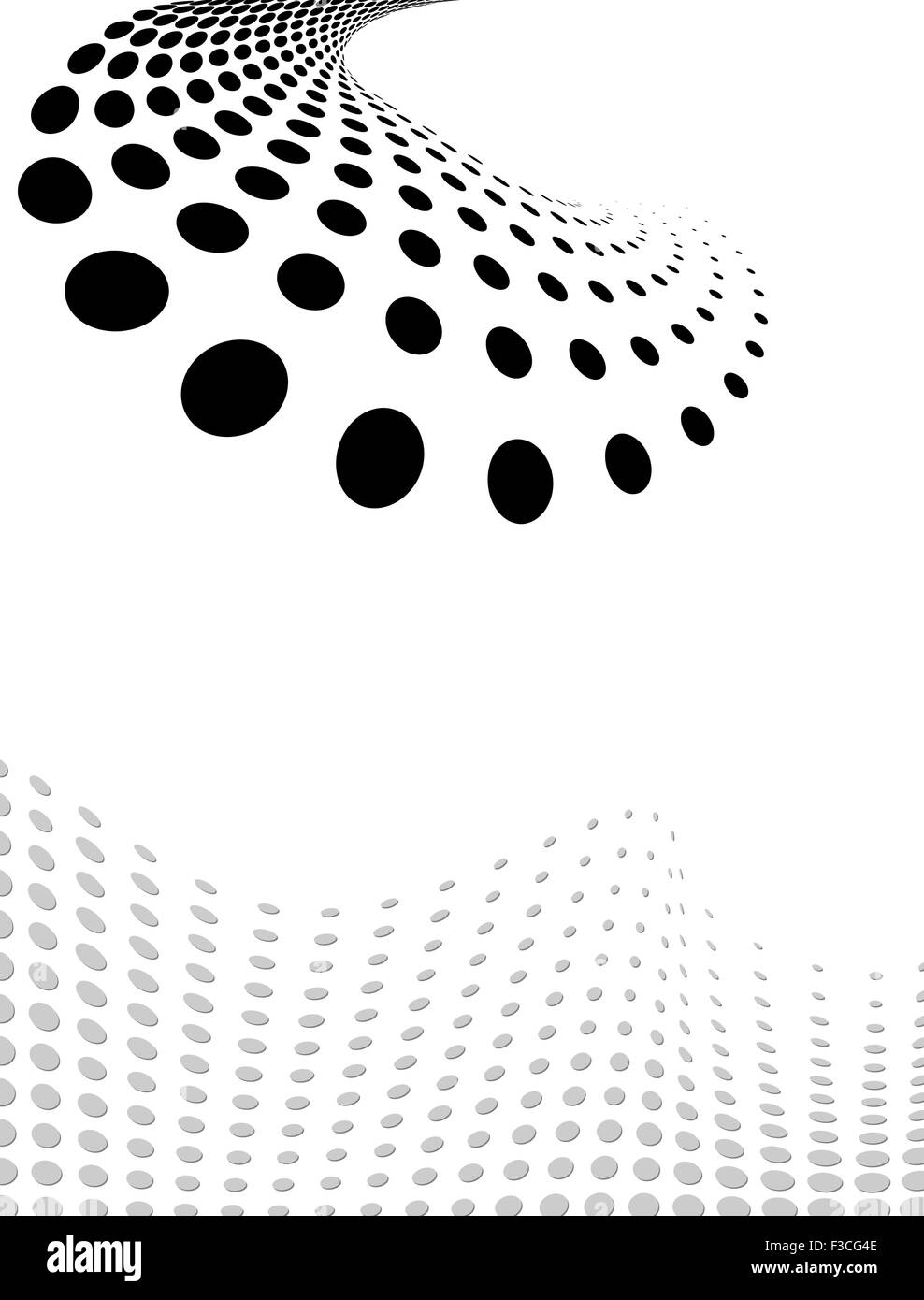 Background Composition, Web Template (Halftone) Vector Art Stock Vector ...