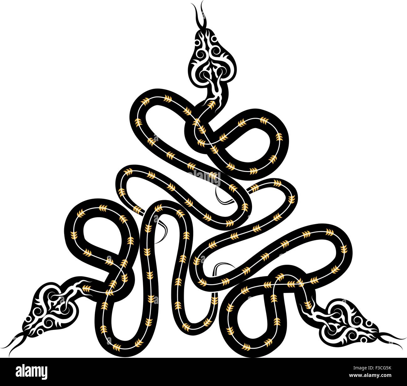 Tattoo Snake Design Vector Art Stock Vector Image & Art - Alamy