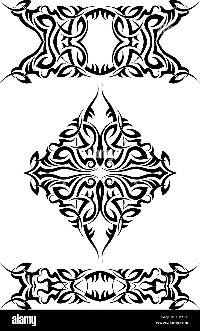 Tribal Tattoo Design Vector Art Stock Vector Image & Art - Alamy