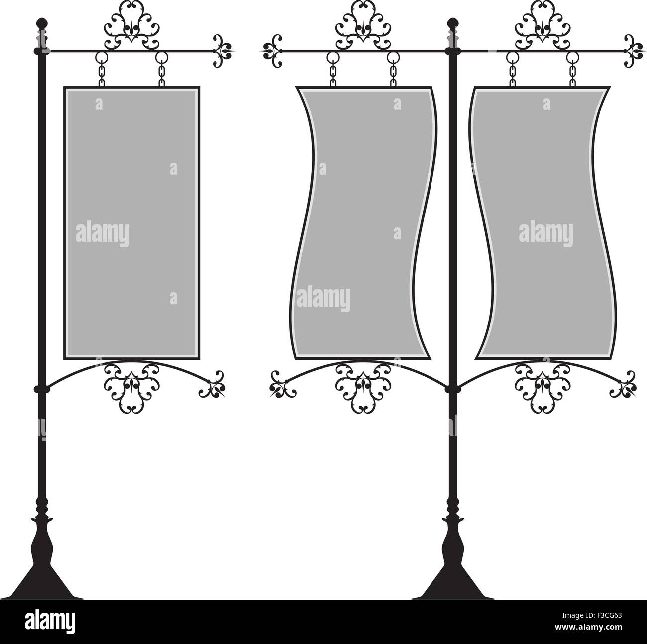 Wrought Iron Signage Vector Art Stock Vector Image & Art - Alamy