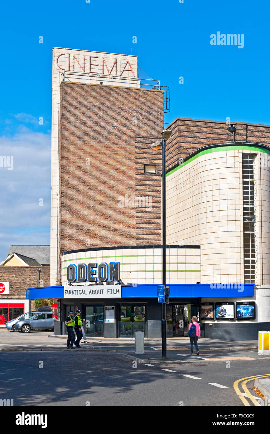 Odeon Cinema exterior art deco building East Parade Harrogate North ...