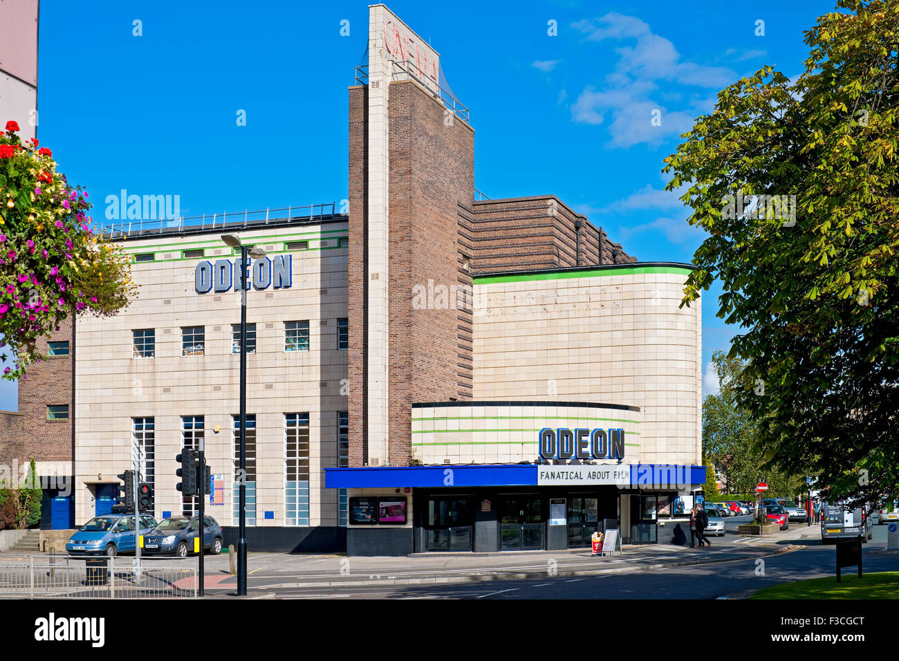 Odeon Cinema exterior art deco building East Parade Harrogate North ...