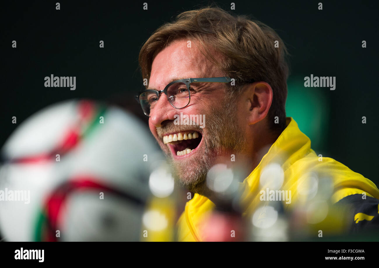 Berlin, Germany. 29th May, 2015. Dortmund coach Juergen Klopp at a ...