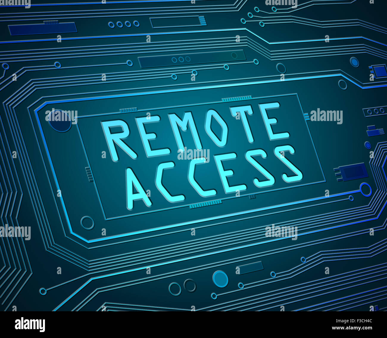 Remote access concept Stock Photo - Alamy