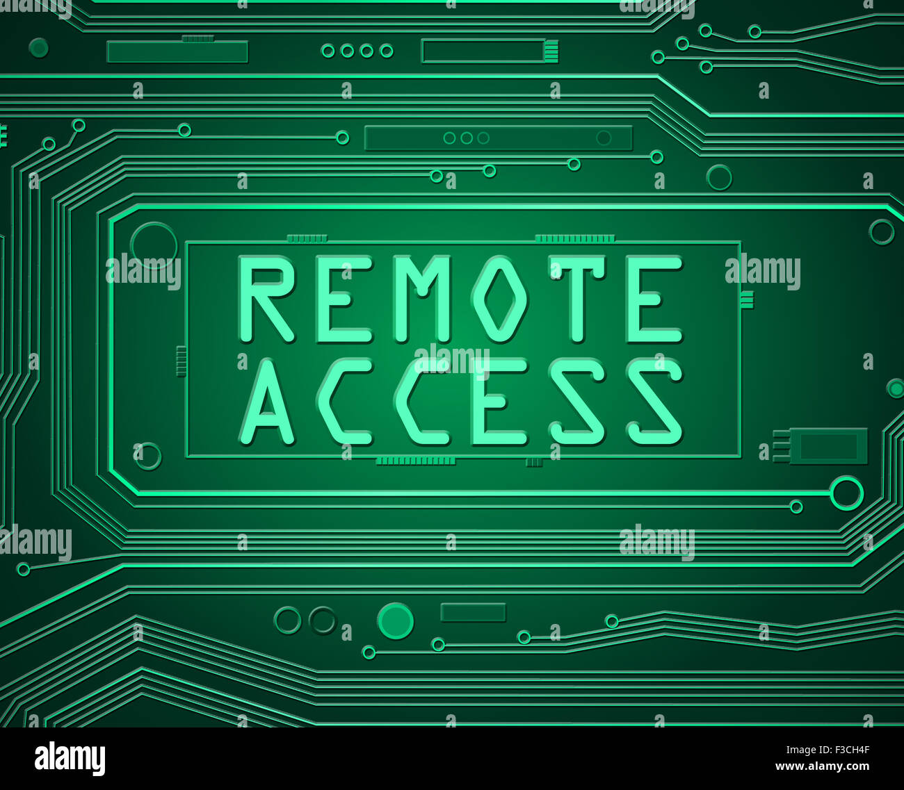 Remote access concept Stock Photo - Alamy