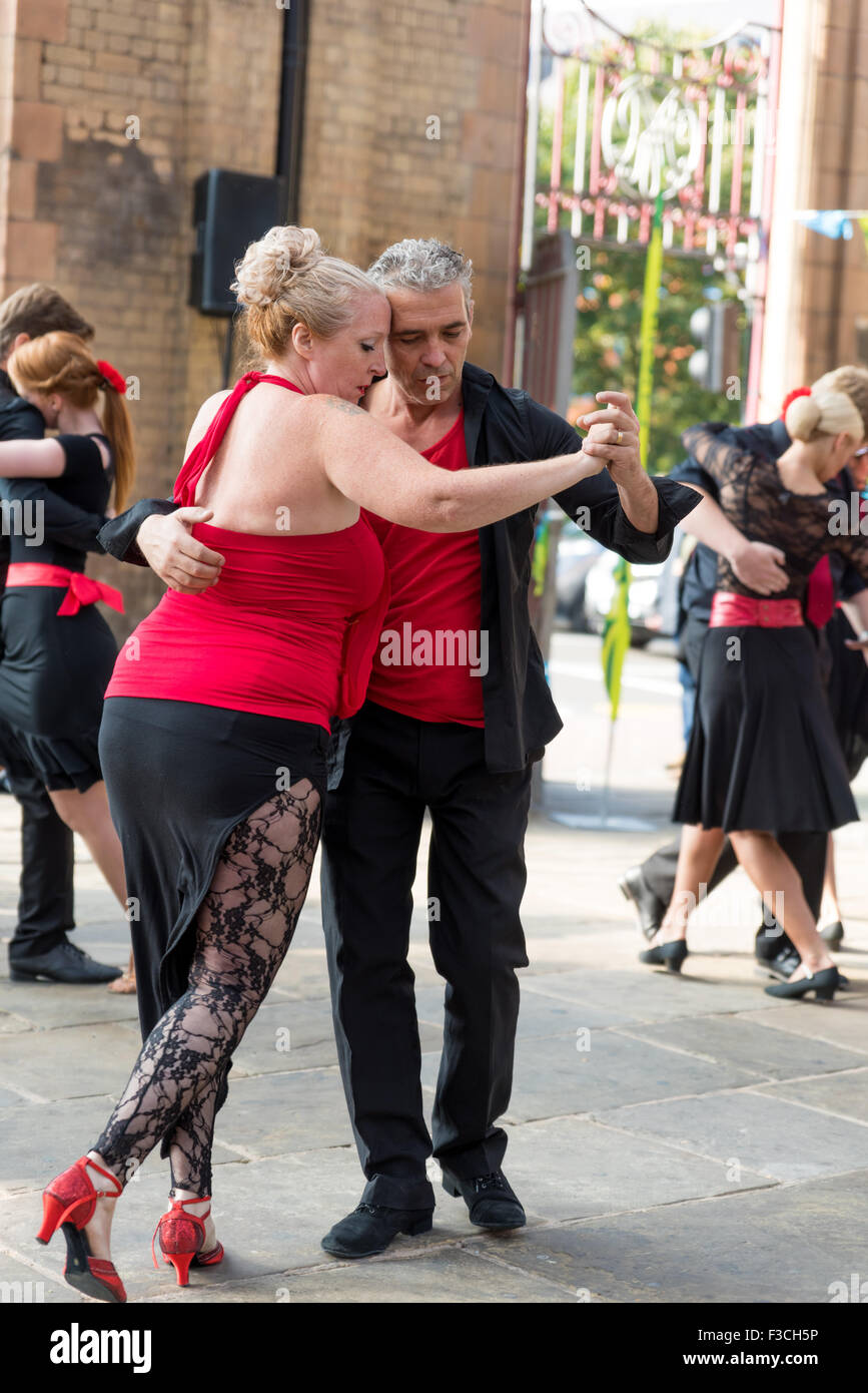 A Tango Dance Group performing in Leicester City, Leicestershire UK ...