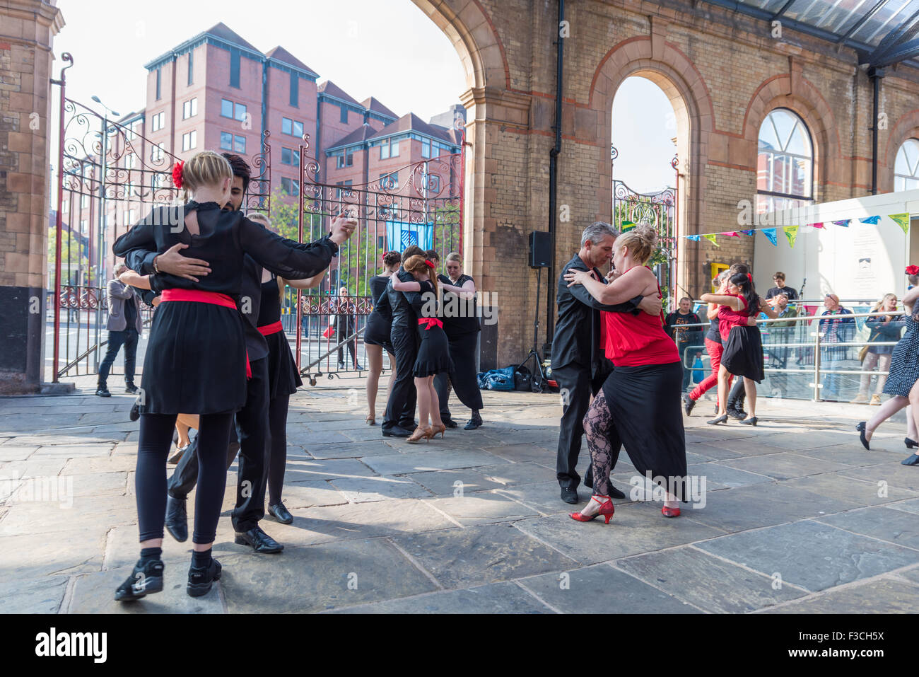 A Tango Dance Group performing in Leicester City, Leicestershire UK ...
