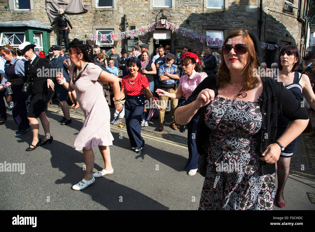 Grassington 1940s Weekend event held annually in the village ...