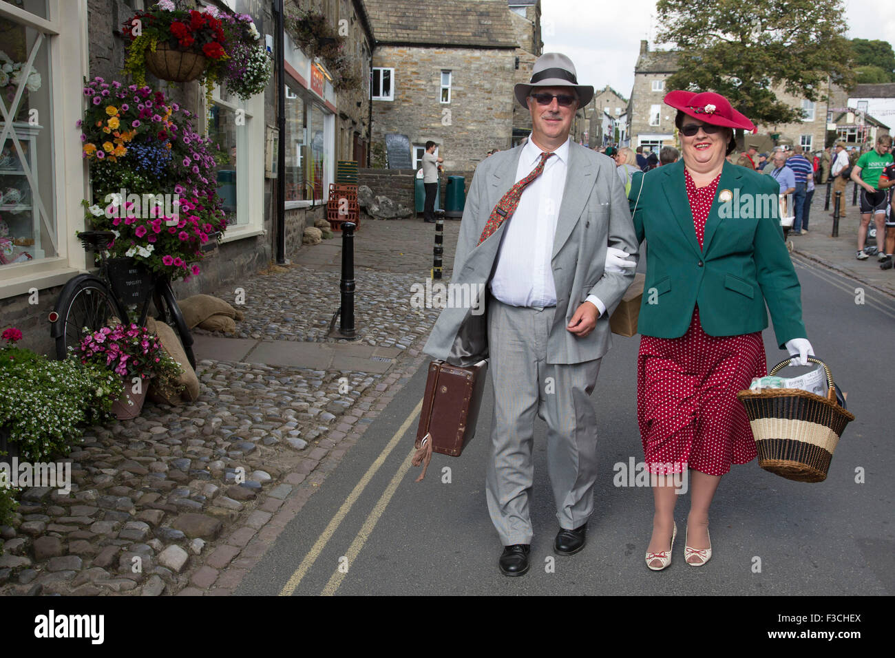 Grassington 1940s Weekend event held annually in the village ...