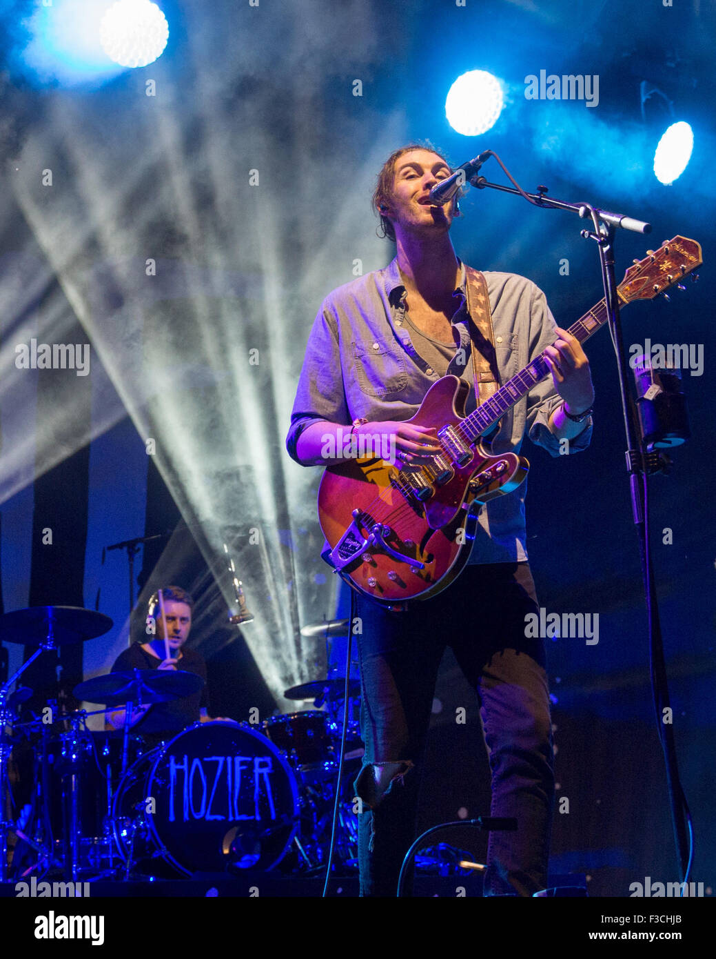 Austin, Texas, USA. 4th Oct, 2015. Musician ANDREW HOZIER-BYRNE of ...