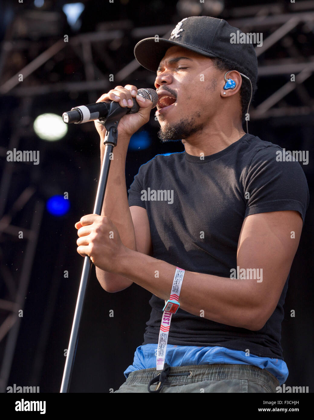 Austin, Texas, USA. 4th Oct, 2015. Rapper CHANCELOR BENNETT (aka CHANCE ...