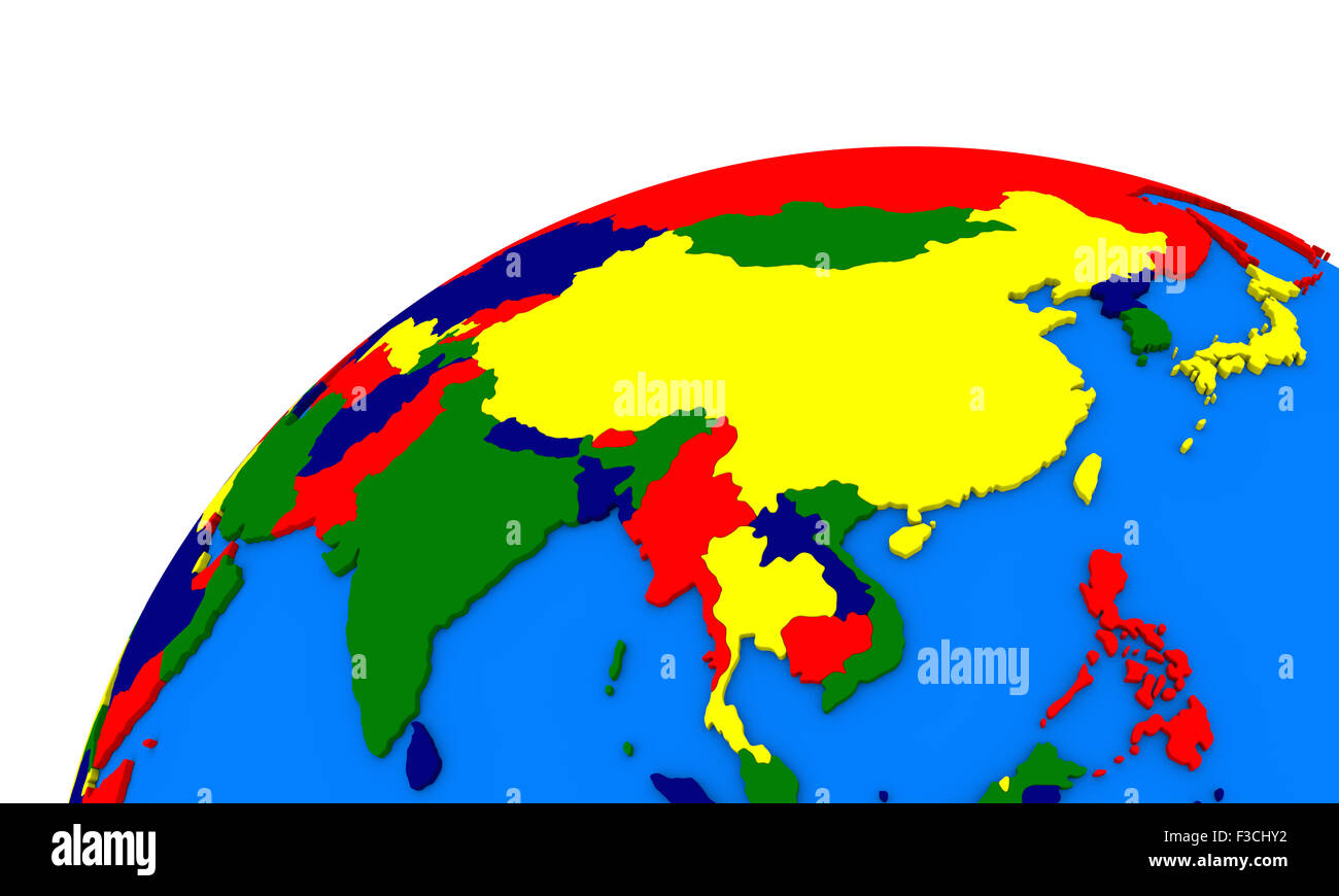 Political map southeast asia hi-res stock photography and images - Alamy