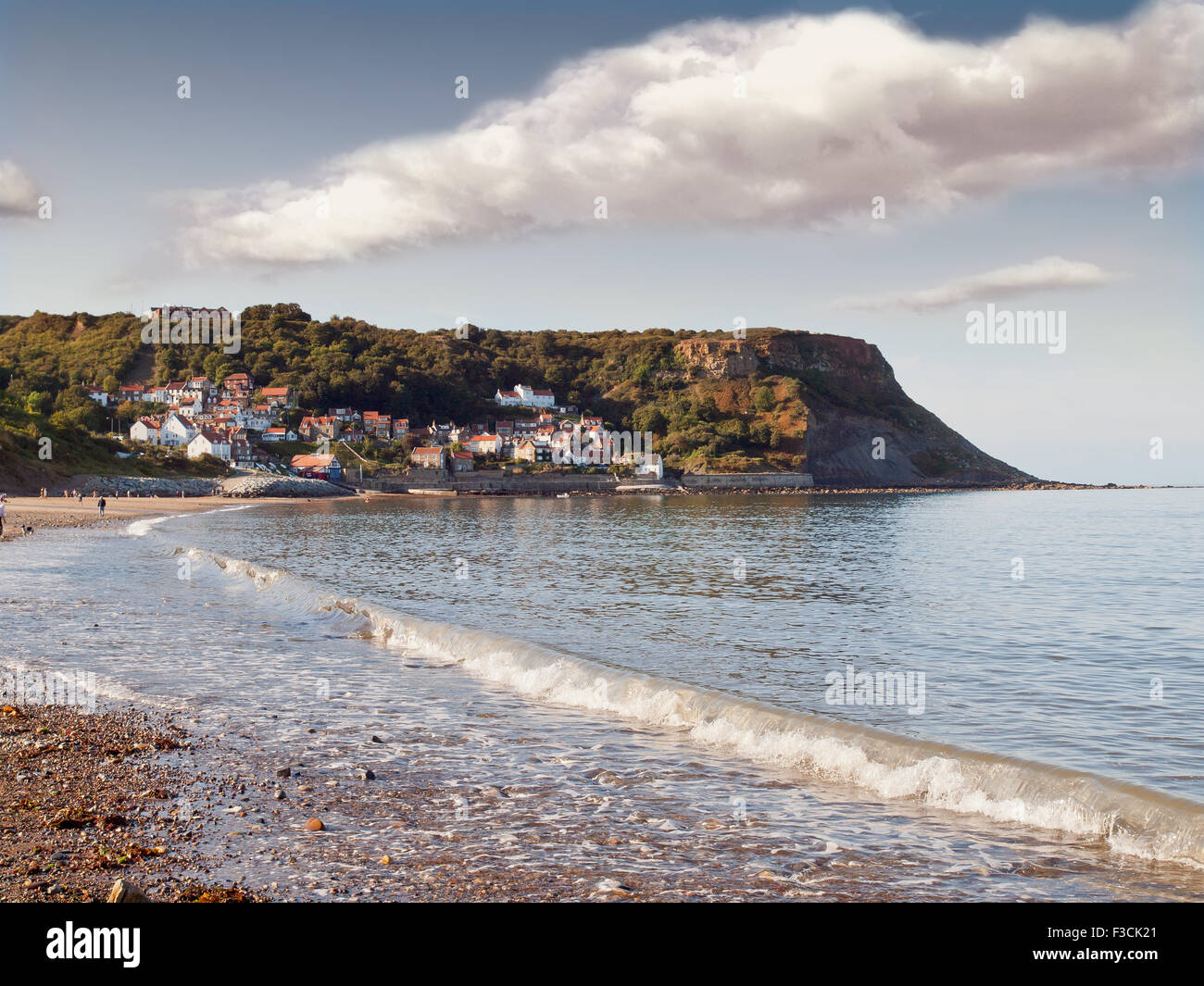 Coastal village of Runswick Bay, North Yorkshire, UK Stock Photo - Alamy