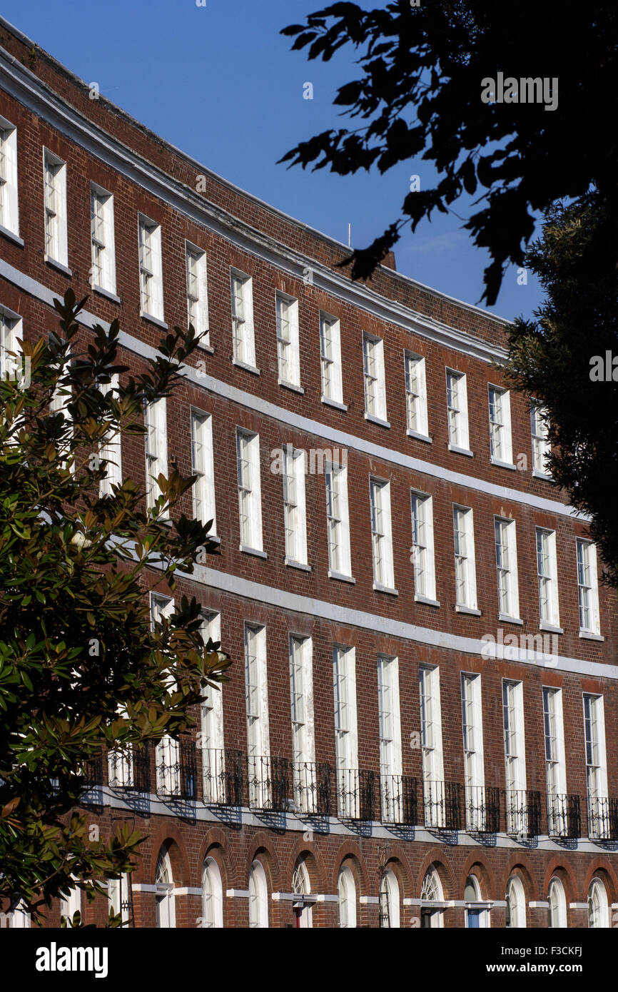 The georgian crescent was never completed hi-res stock photography and ...