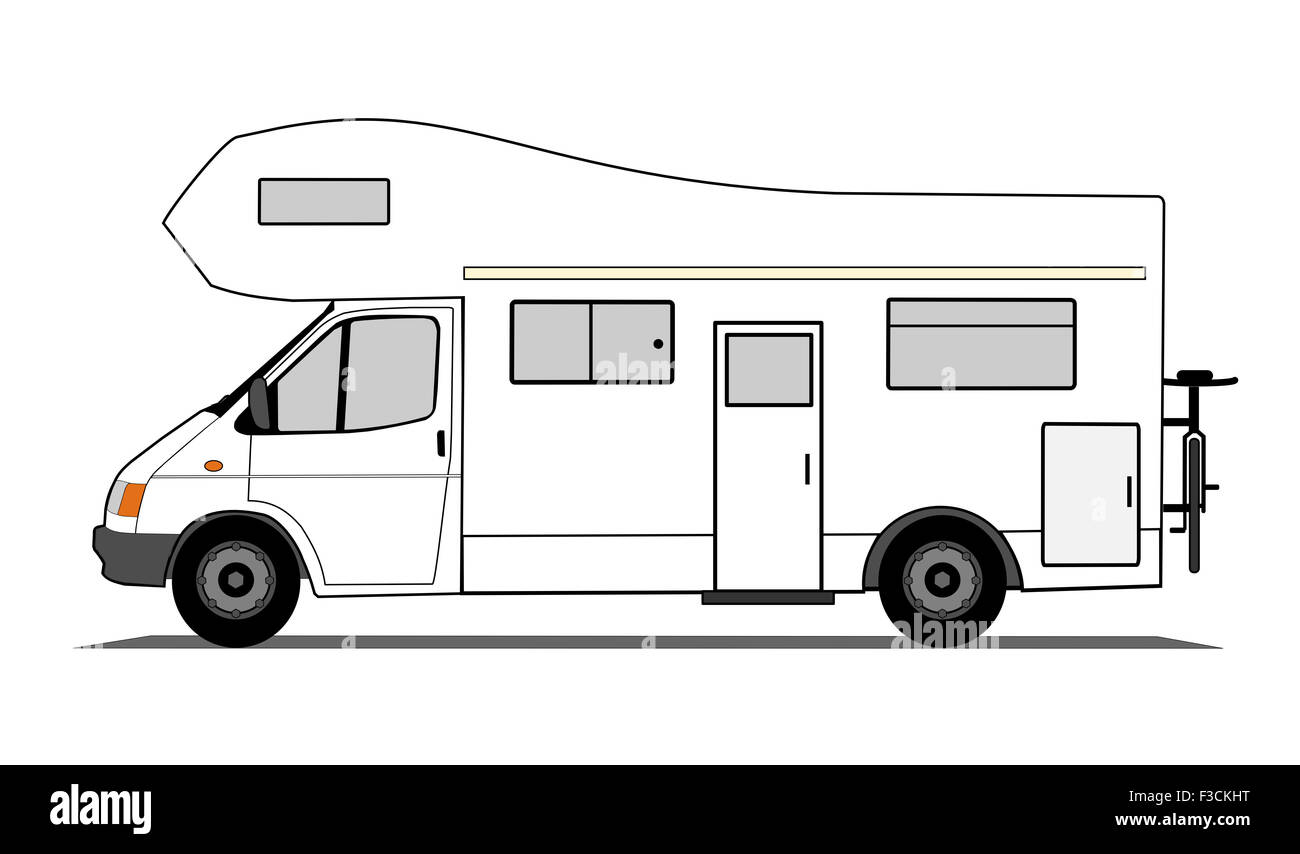 Caravan tourist Cut Out Stock Images & Pictures - Alamy