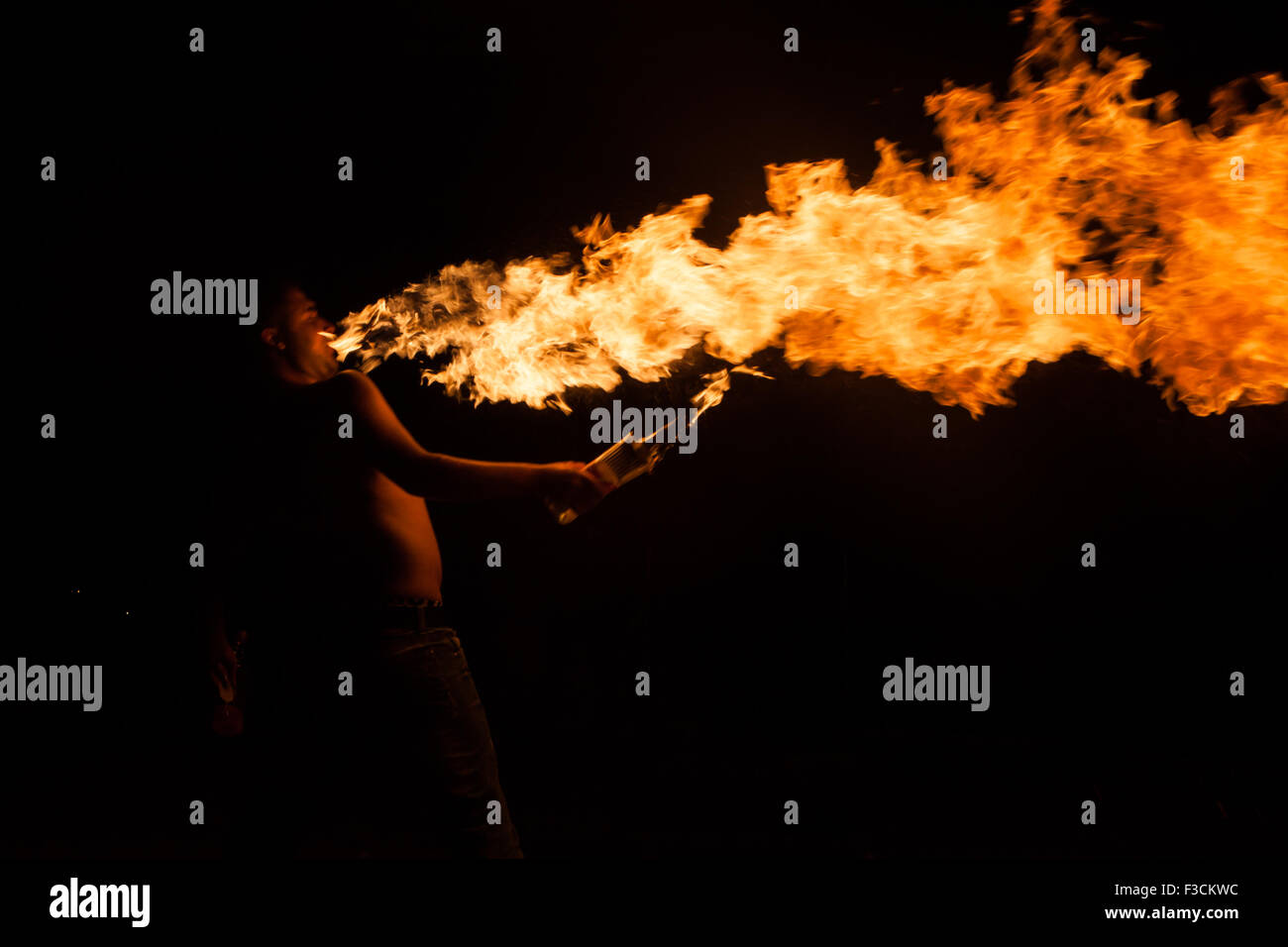 Fakir fire flame hi-res stock photography and images - Alamy
